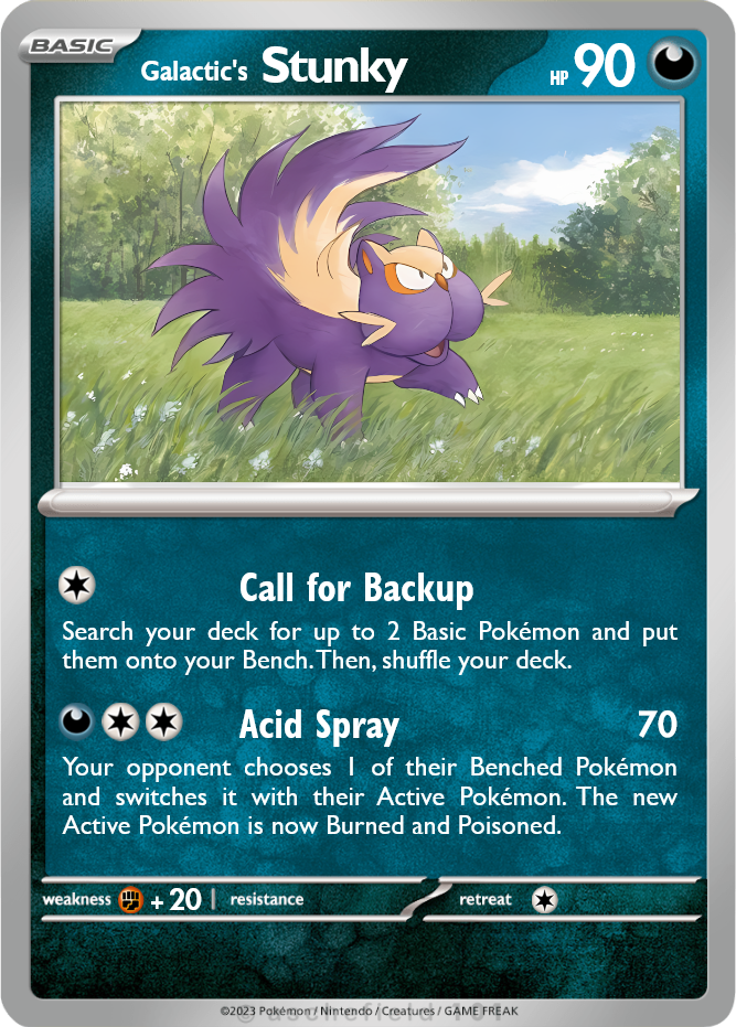 Stunky - Lignum | Pokécardmaker.net