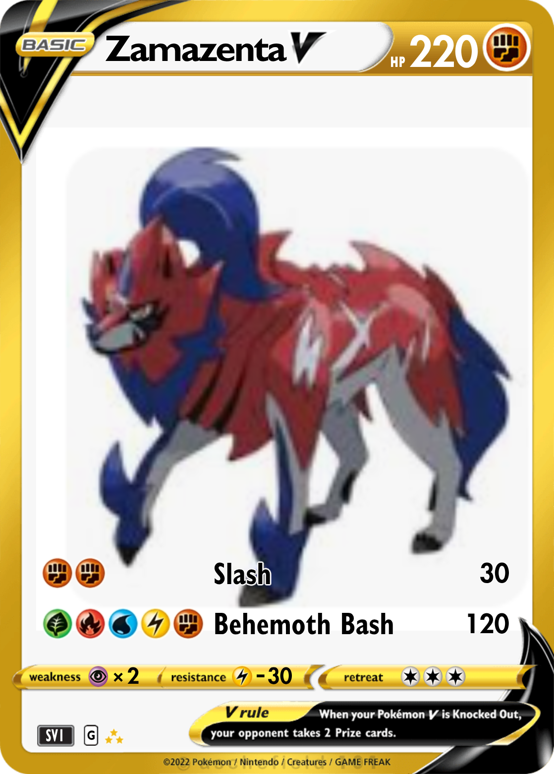 Zamazenta - LinkFox5333 | Pokécardmaker.net