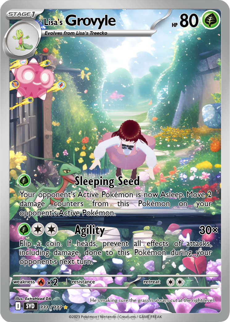 Grovyle - LisaPoke | Pokécardmaker.net