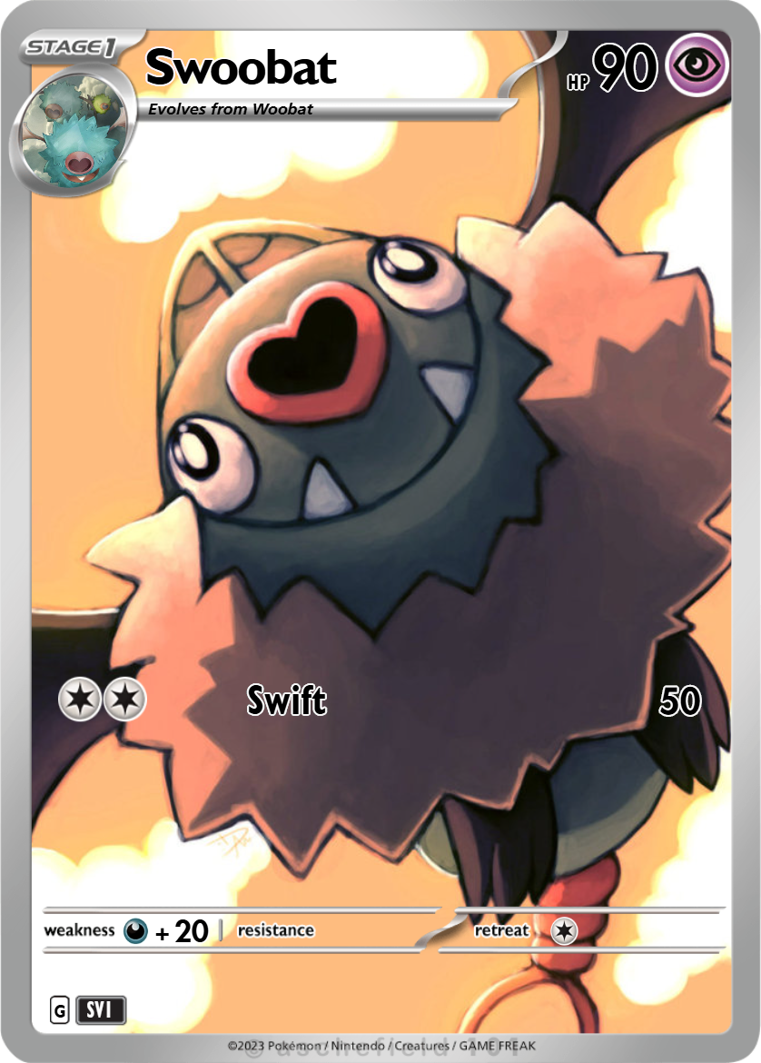 Swoobat - LitwickGuy | Pokécardmaker.net