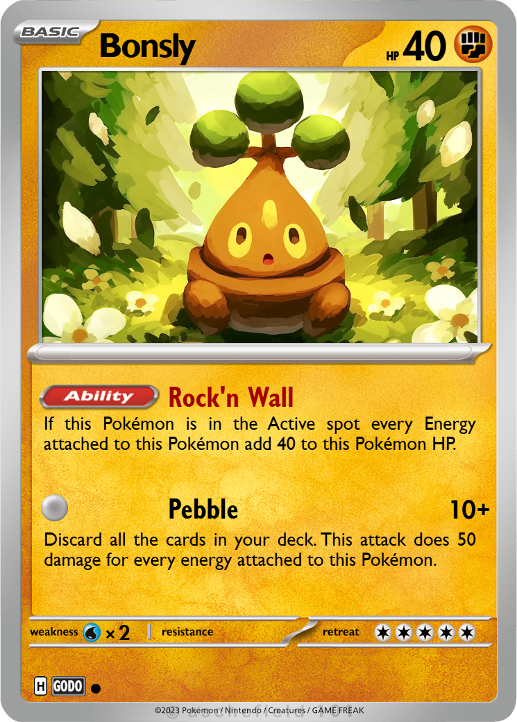 Bonsly - Livio | Pokécardmaker.net