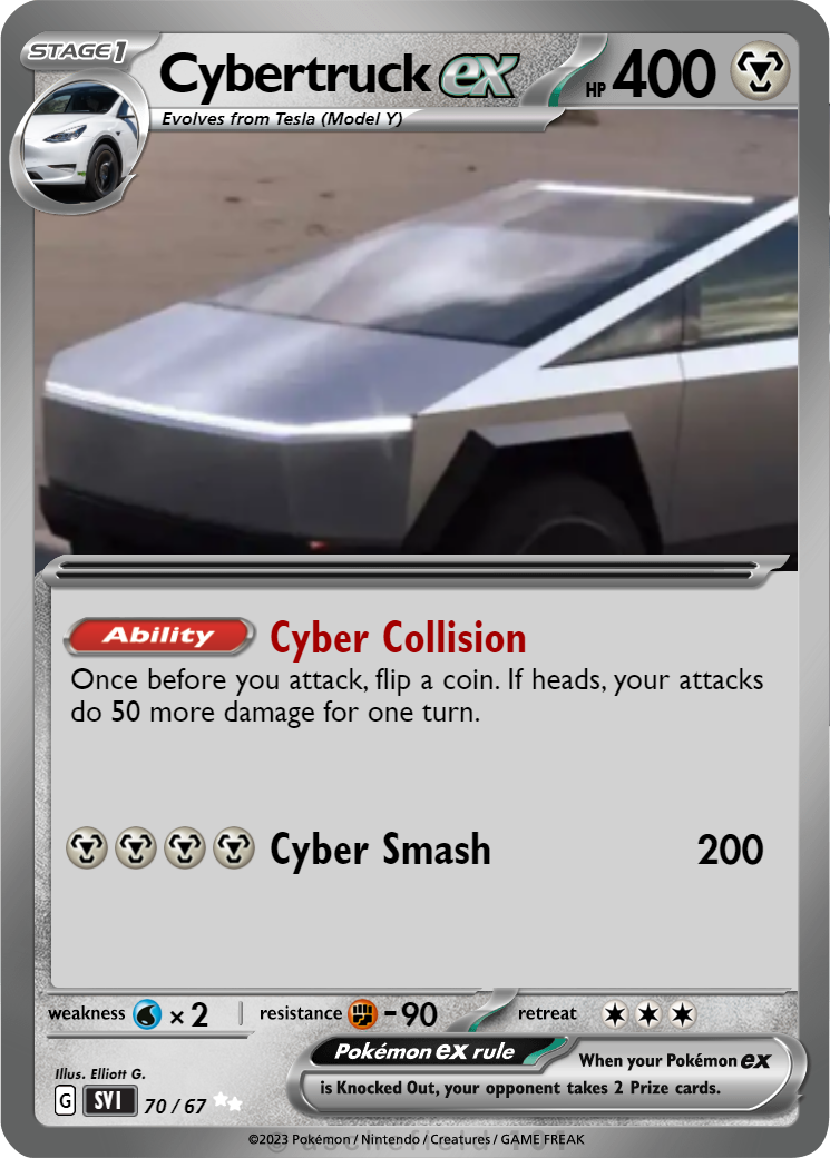 Cybertruck - LolMaster78 | Pokécardmaker.net