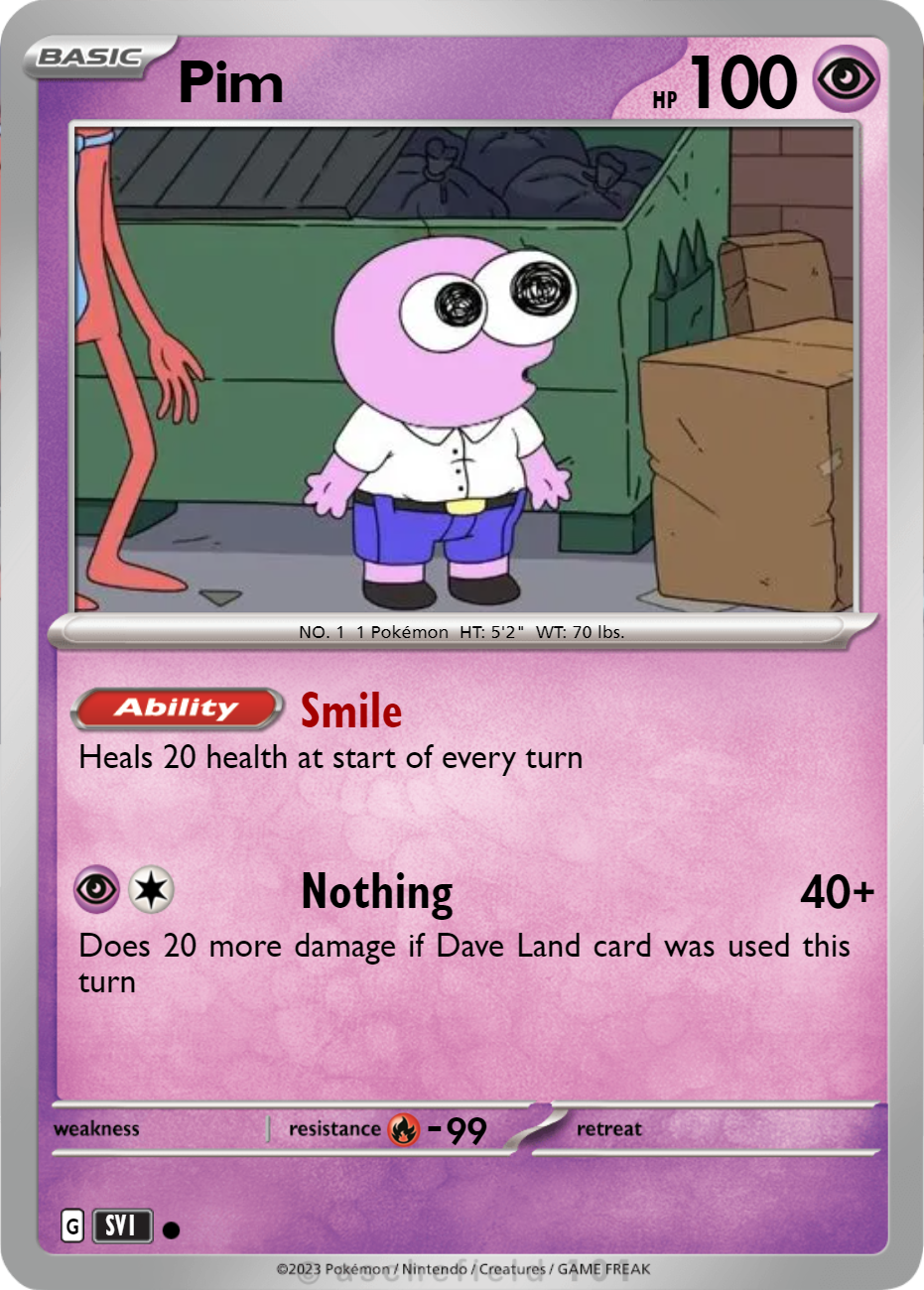 Pim - LoozorzJunk | Pokécardmaker.net