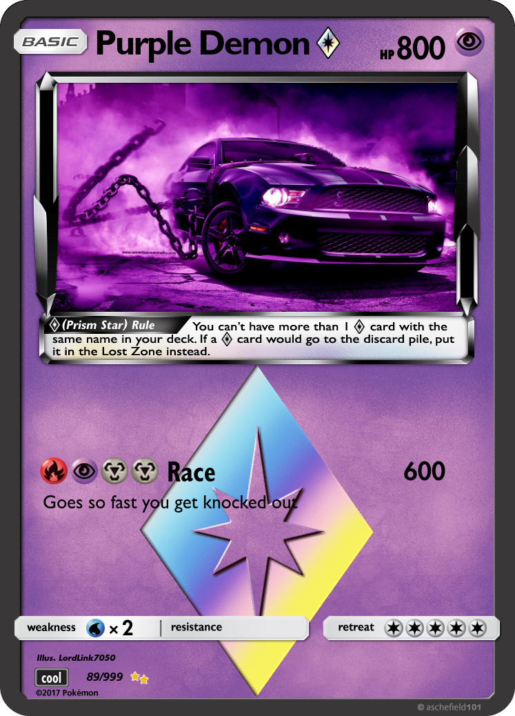 Purple Demon - LordLink5077 | Pokécardmaker.net