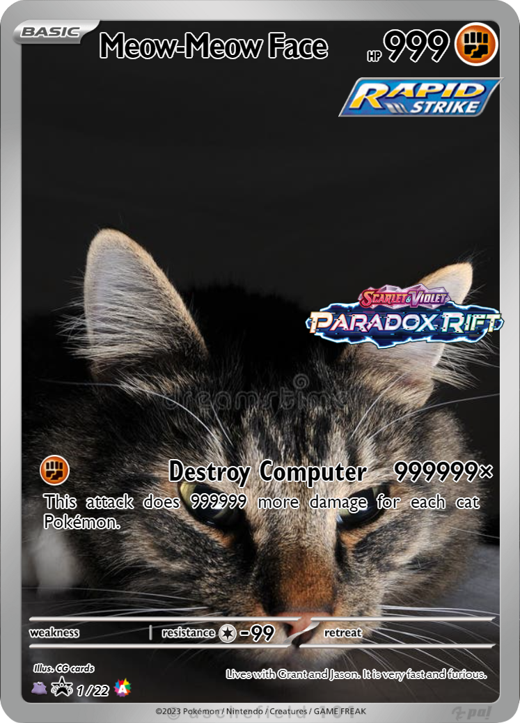 Meow-Meow Face - LordoftheAseir | Pokécardmaker.net