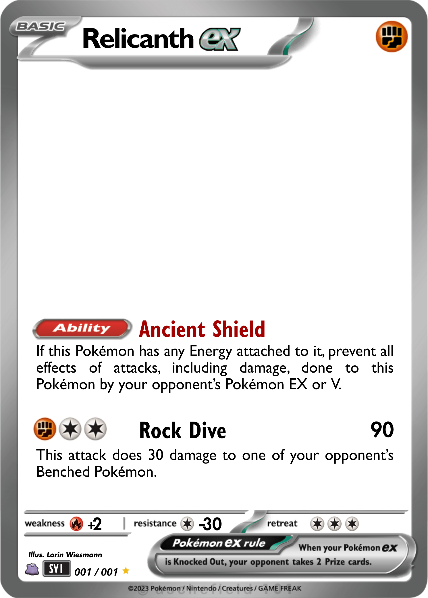 Relicanth - Lowi | Pokécardmaker.net