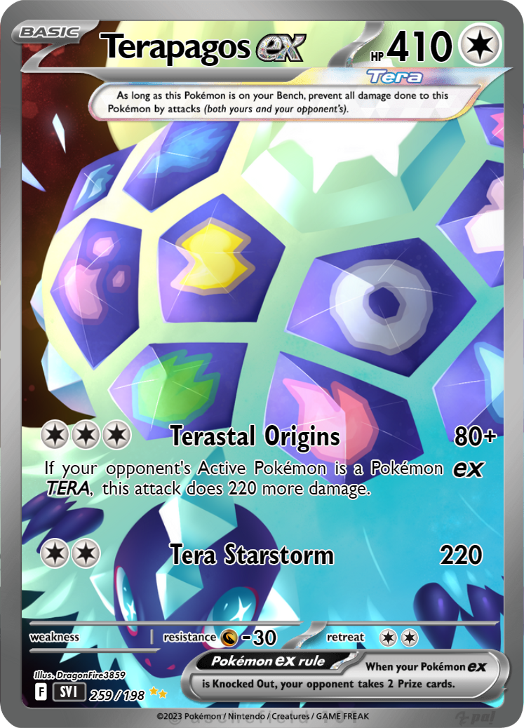 Terapagos - Lowmi | Pokécardmaker.net