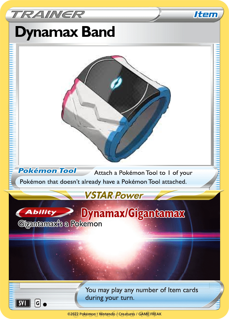 Dynamax Band - LucarioSnifer318 | Pokécardmaker.net