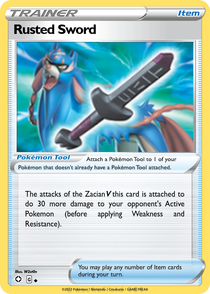 Rusted Sword - LucarioSnifer318 | Pokécardmaker.net