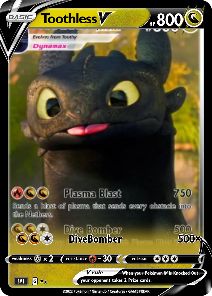 Toothless - Luk5333 | Pokécardmaker.net