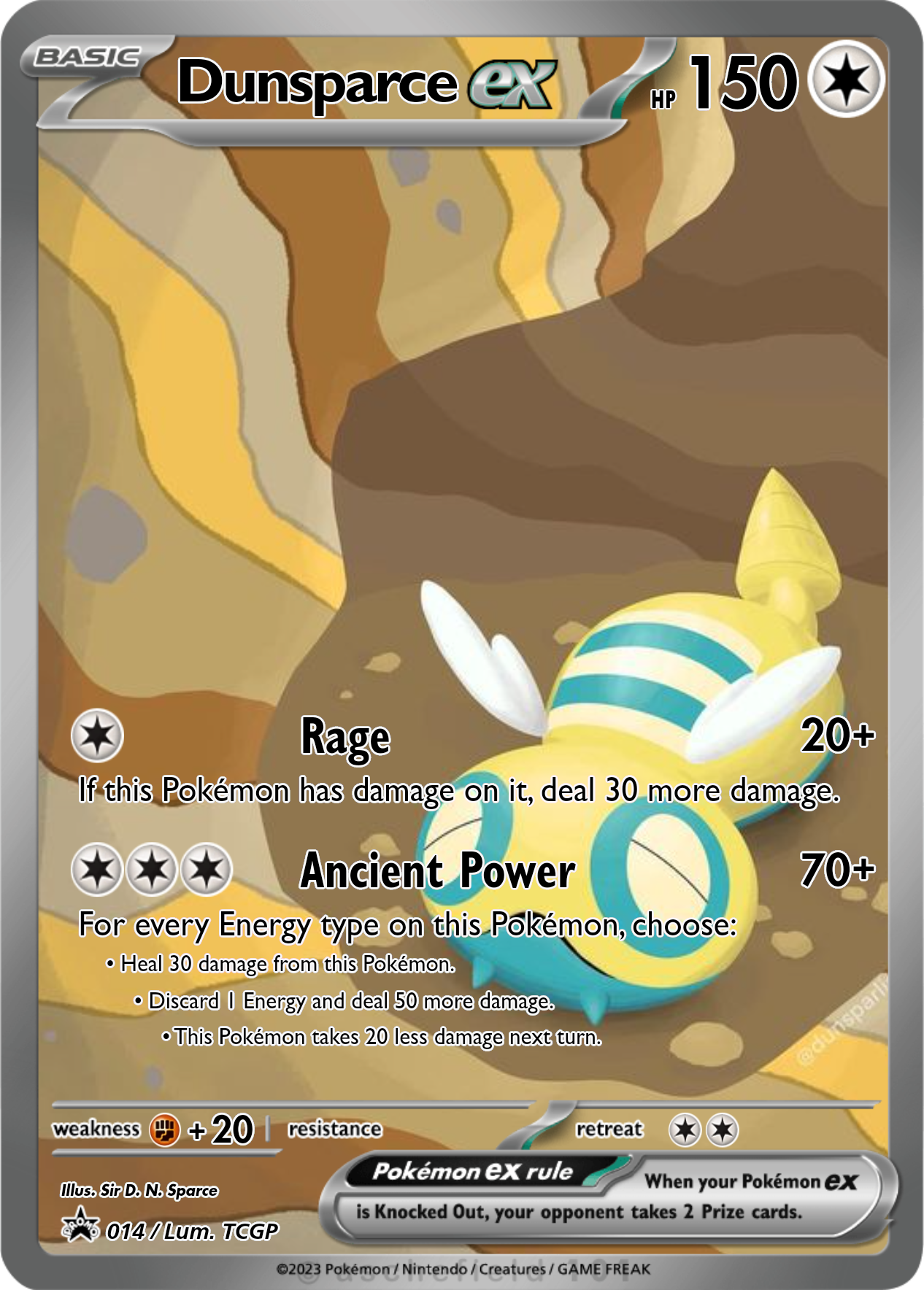 Dunsparce - Luminatron | Pokécardmaker.net