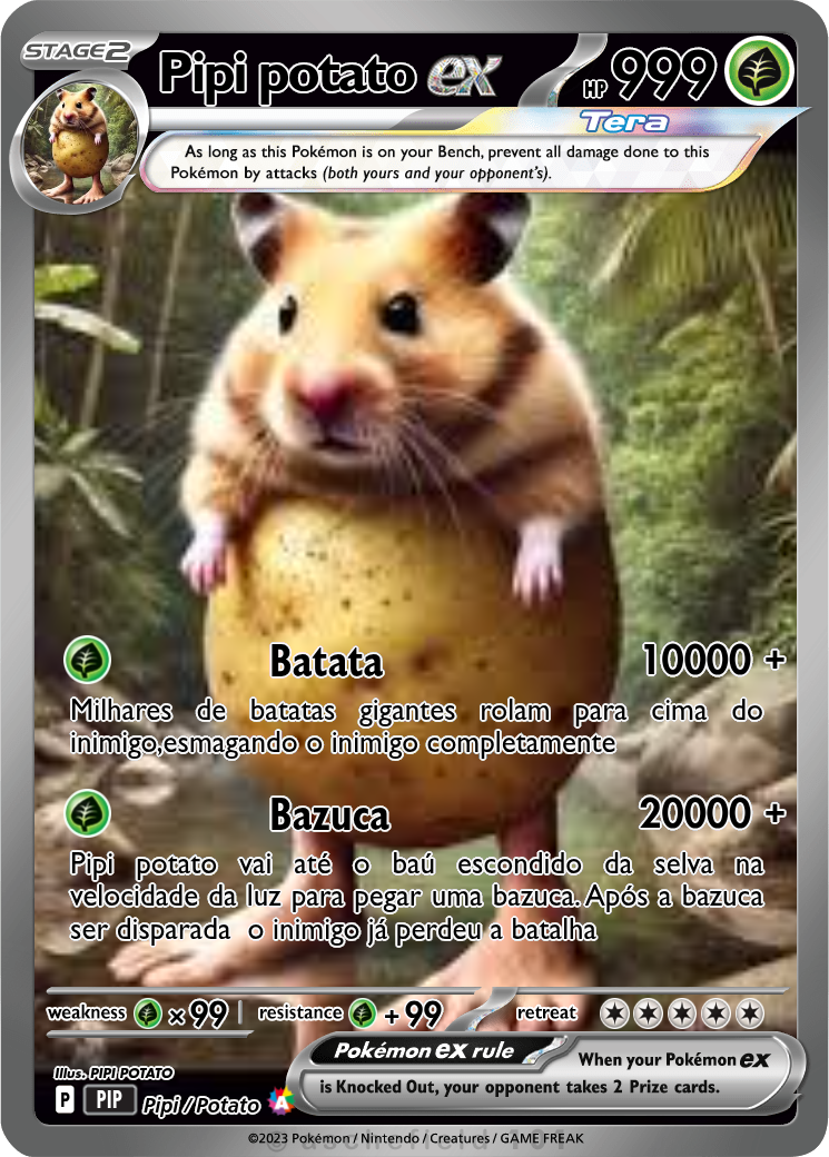 Pipi potato - Luquitas | Pokécardmaker.net