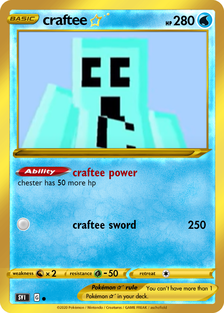 craftee - MAD | Pokécardmaker.net