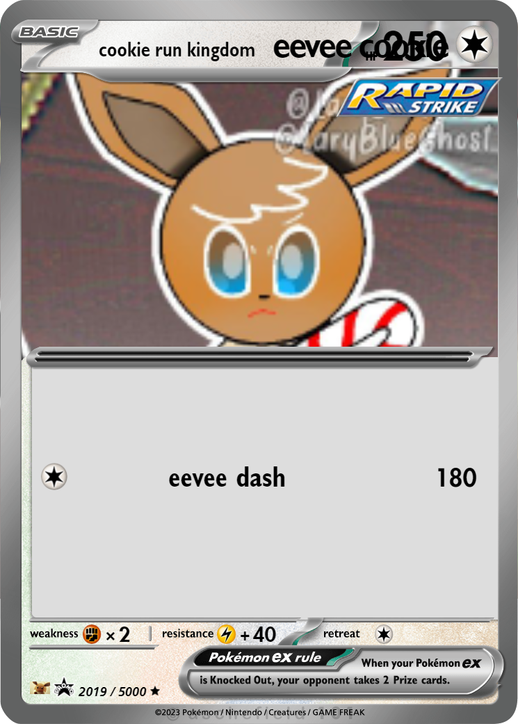 eevee cookie - MAD | Pokécardmaker.net