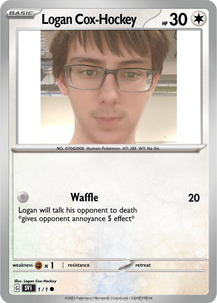 Logan Cox-Hockey - MC_Ninja | Pokécardmaker.net