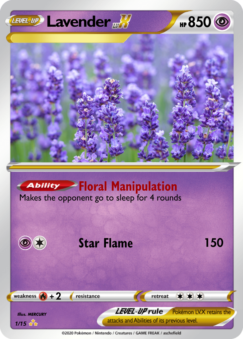 Lavender - MERCURY_CHANNN | Pokécardmaker.net