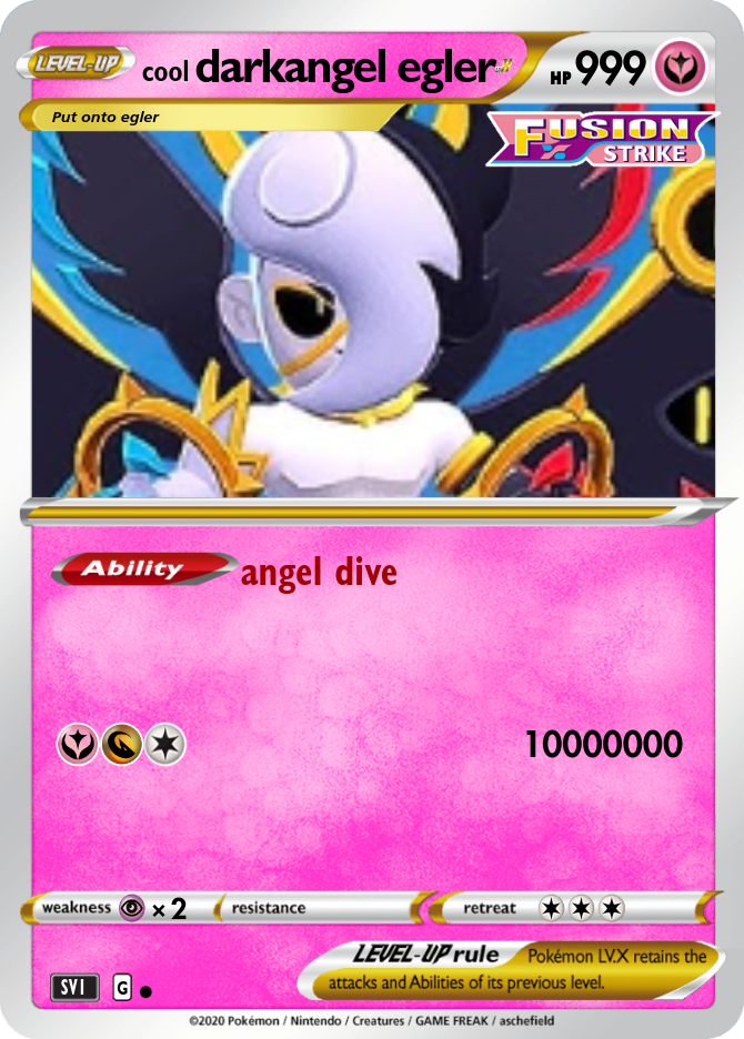 darkangel egler - MJG | Pokécardmaker.net