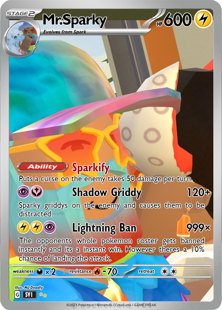 Mr.Sparky - MLDeadly | Pokécardmaker.net