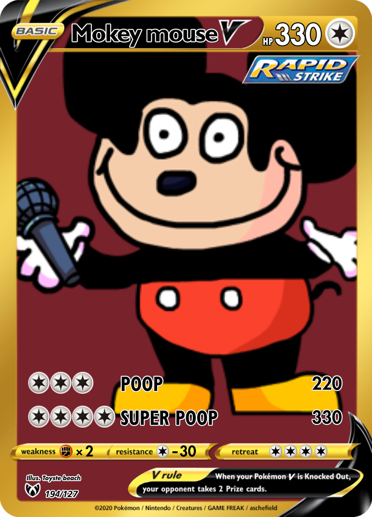 Mokey mouse - MOP | Pokécardmaker.net