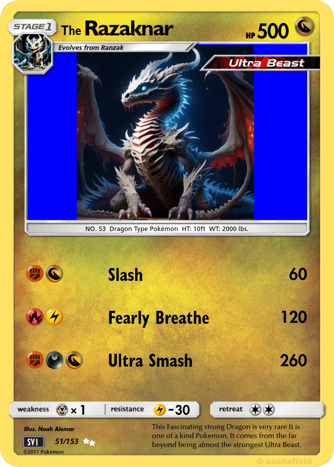 Razaknar - MRBEAST | Pokécardmaker.net