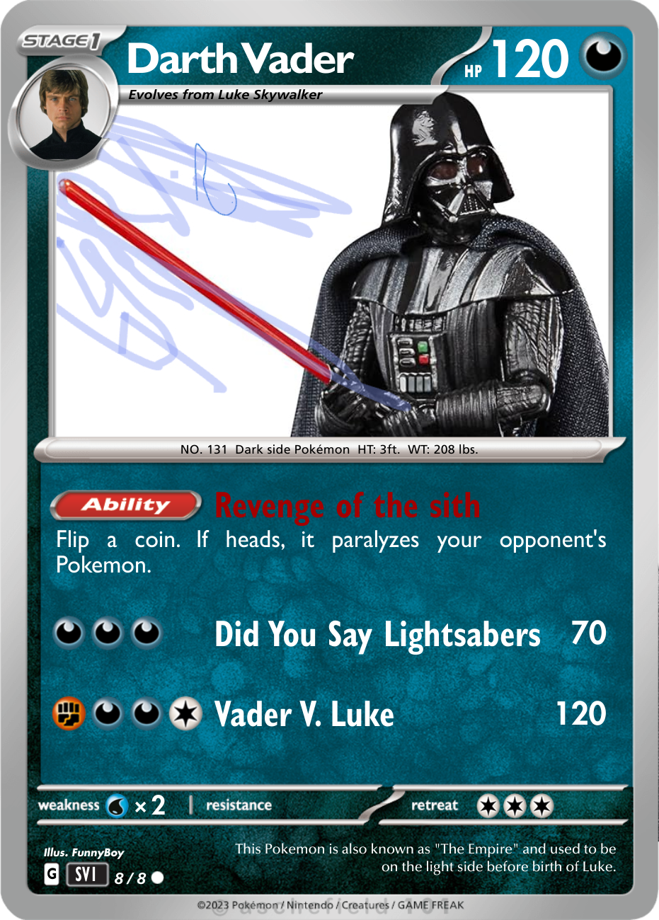 Darth Vader - Macewindu110 | Pokécardmaker.net