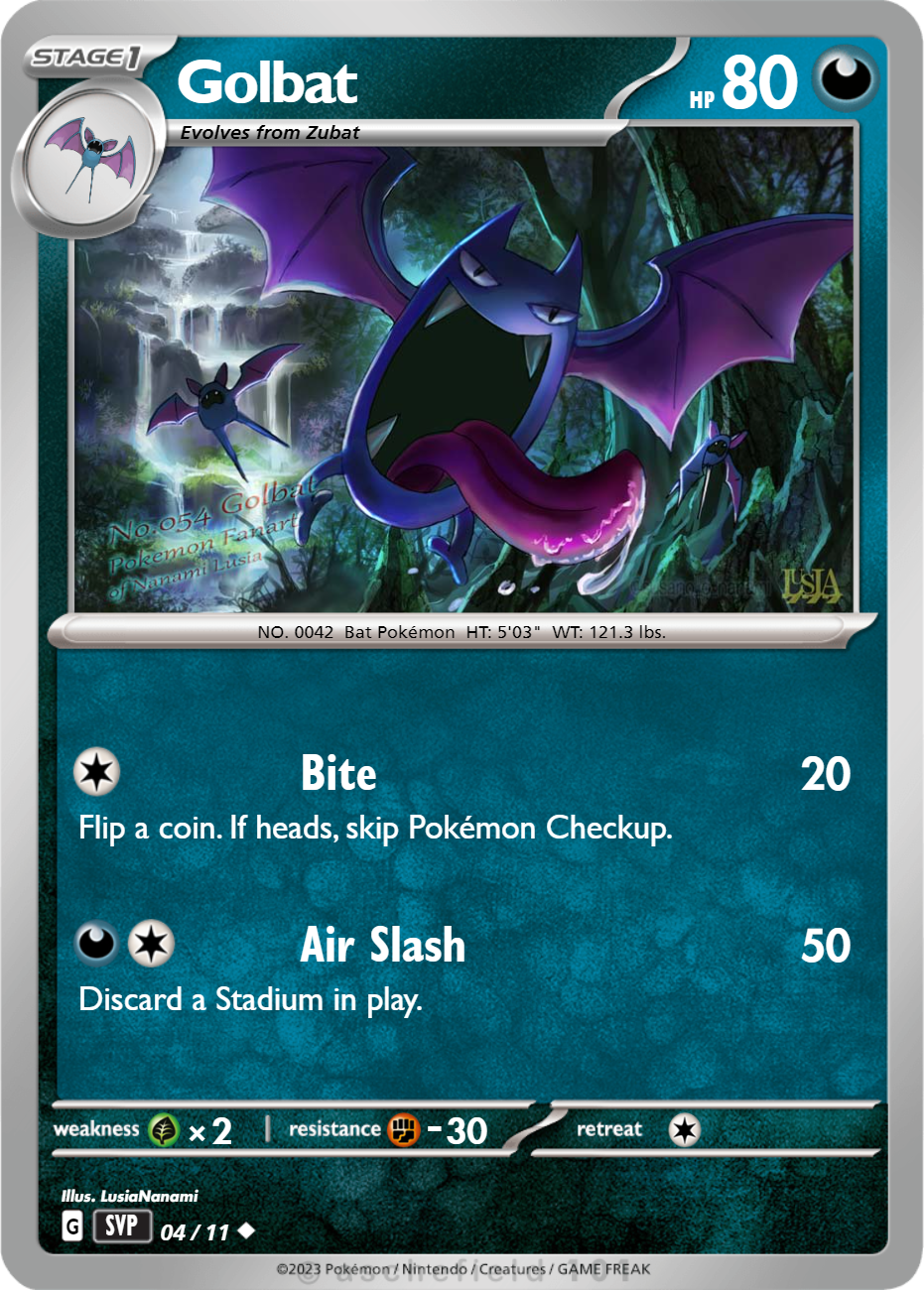 Golbat - Madeline109 | Pokécardmaker.net