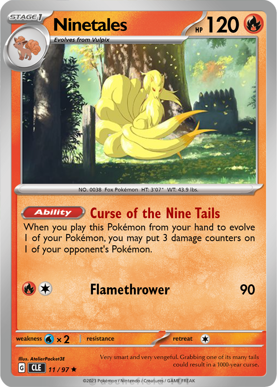 Ninetales - Madeline109 | Pokécardmaker.net