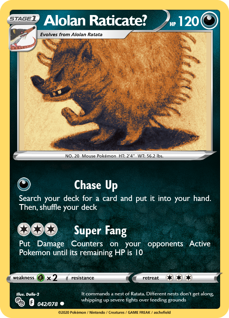 Alolan Raticate? - Maik | Pokécardmaker.net