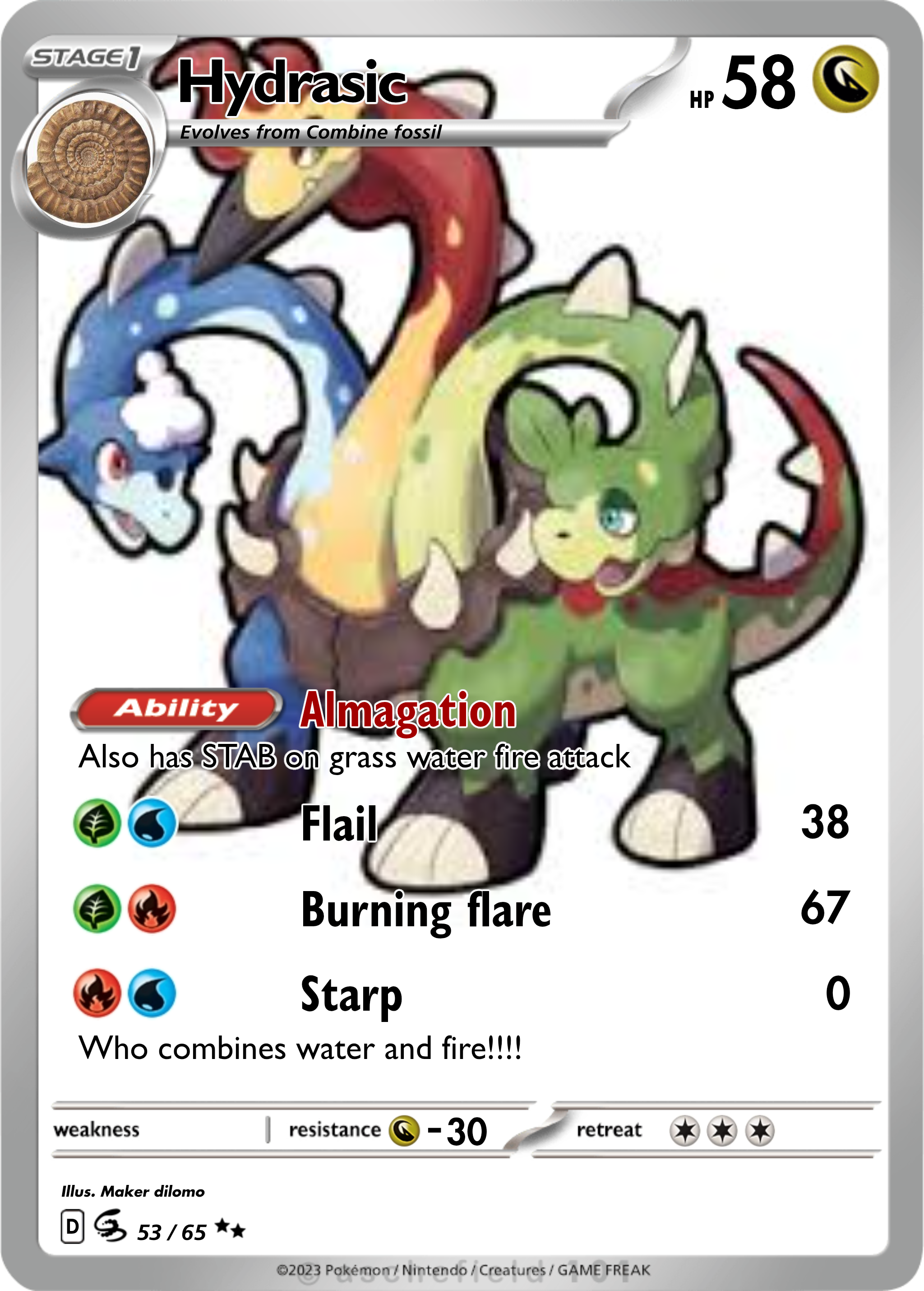 Hydrasic - Maker_dilomo | Pokécardmaker.net