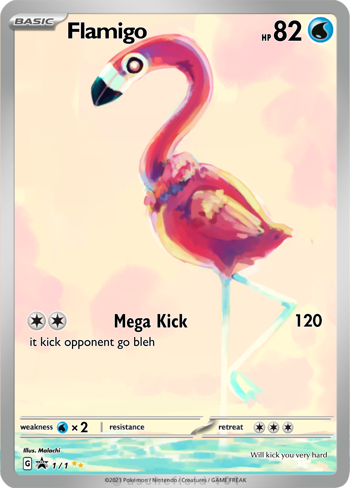 Flamigo - Malachi | Pokécardmaker.net