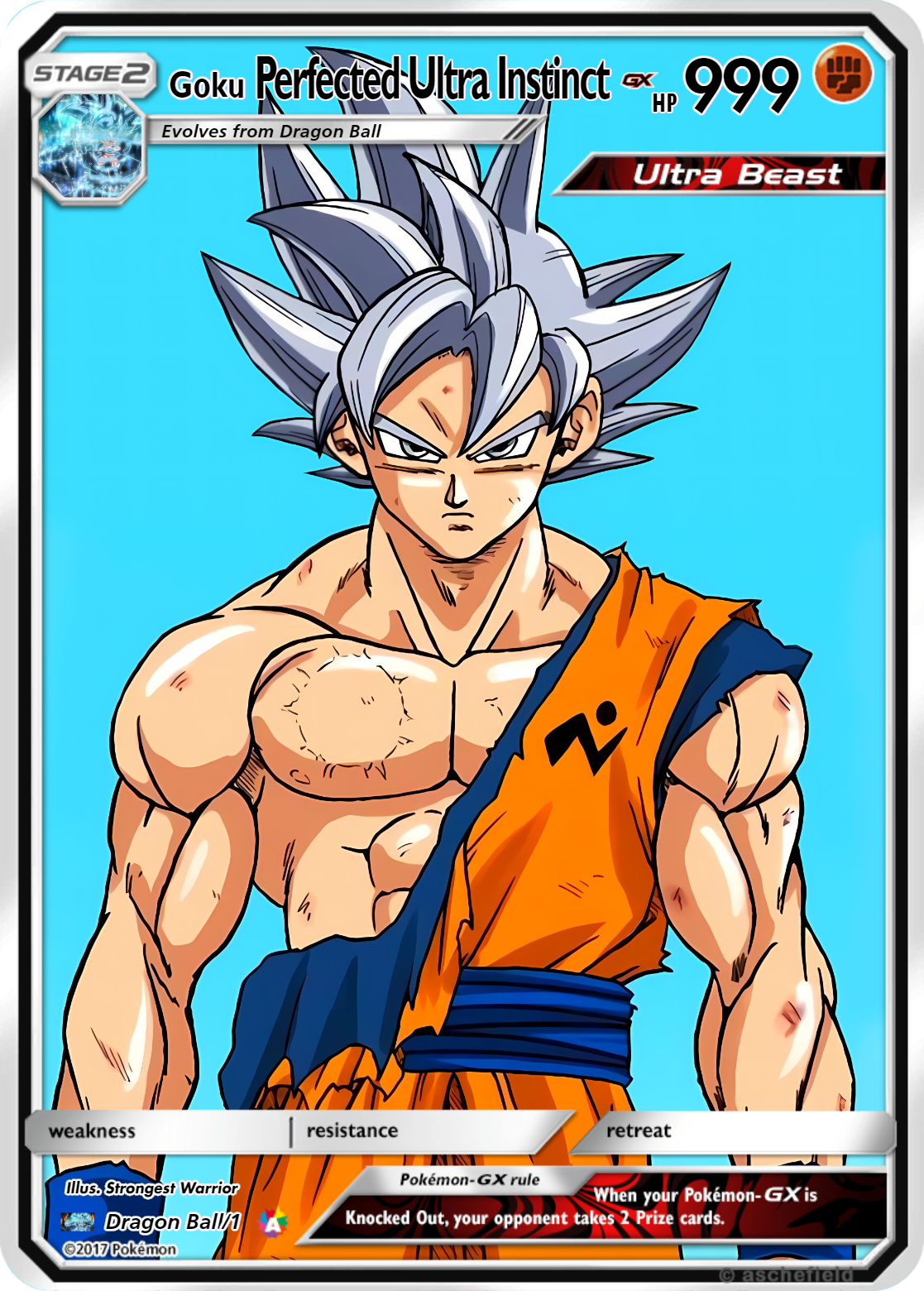 Perfected Ultra Instinct - MangaGoku_GT | Pokécardmaker.net
