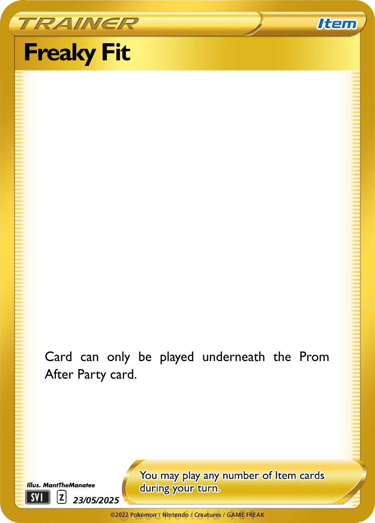 Freaky Fit - Manty | Pokécardmaker.net