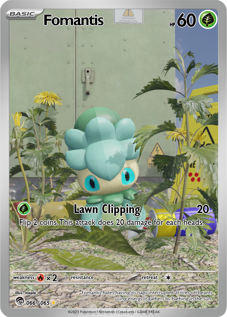 Fomantis - Maple | Pokécardmaker.net