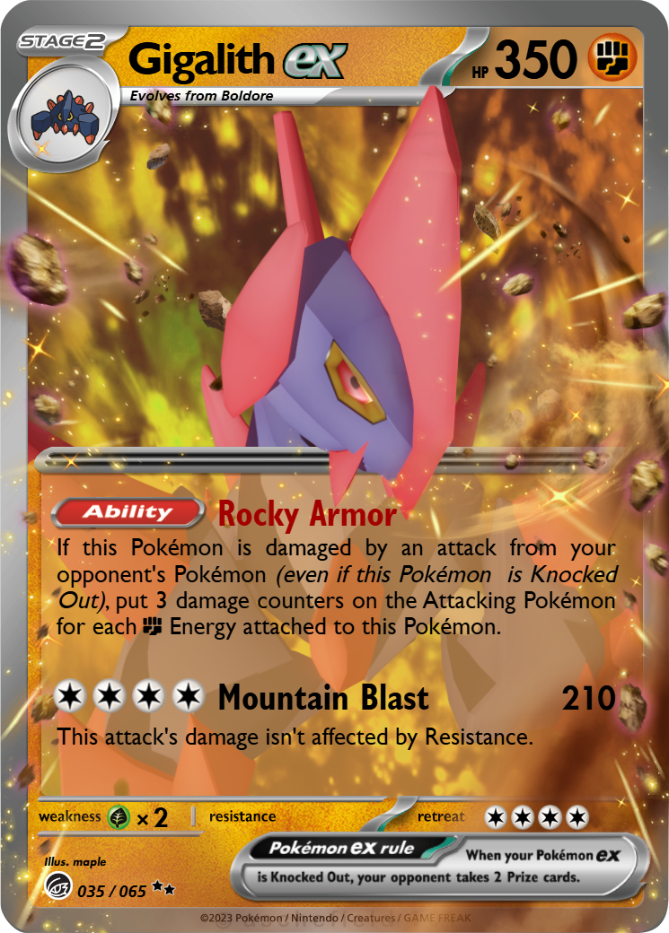 Gigalith - Maple | Pokécardmaker.net