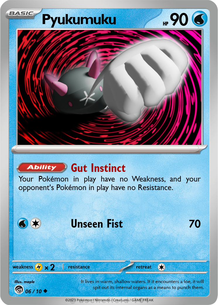 Pyukumuku - Maple | Pokécardmaker.net