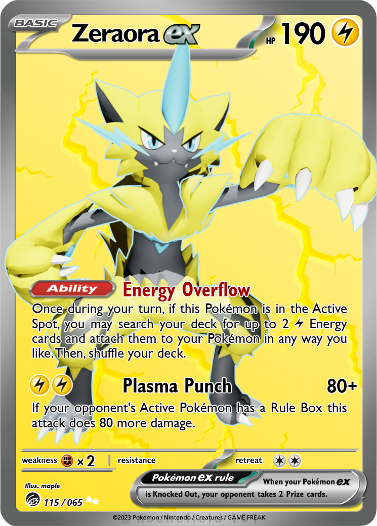 Zeraora - Maple | Pokécardmaker.net