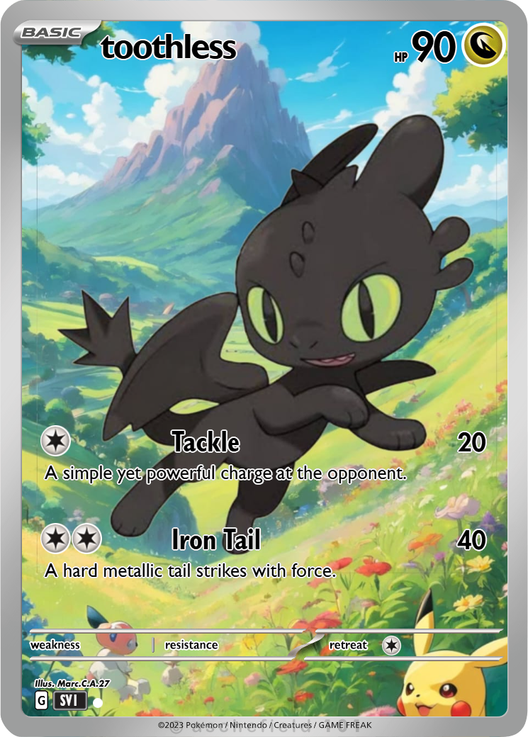 toothless - Marc_27 | Pokécardmaker.net