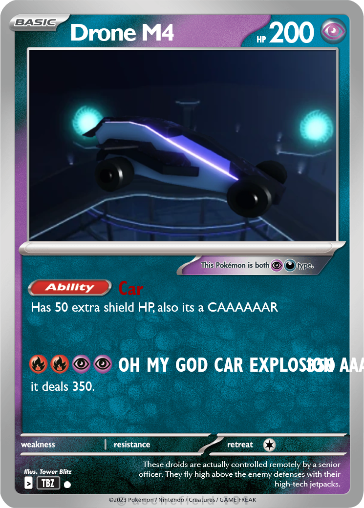 Drone M4 - MasterGamerZT | Pokécardmaker.net