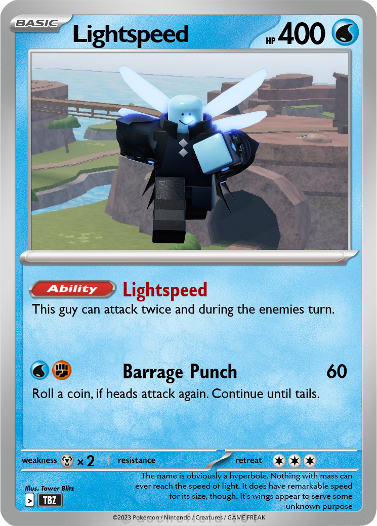 Lightspeed - MasterGamerZT | Pokécardmaker.net