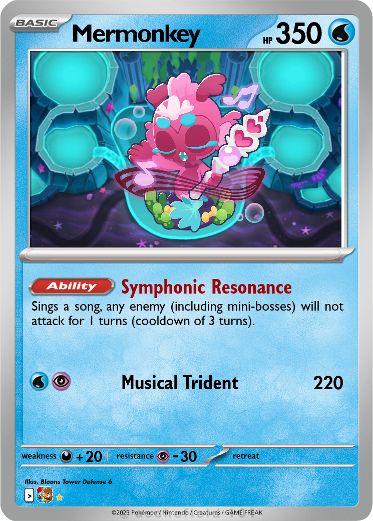 Mermonkey - MasterGamerZT | Pokécardmaker.net