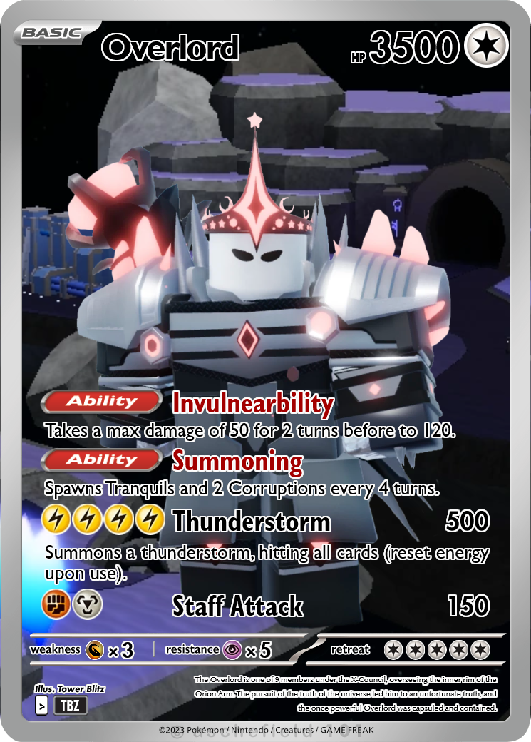 Overlord - MasterGamerZT | Pokécardmaker.net