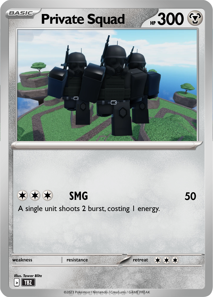 Private Squad - MasterGamerZT | Pokécardmaker.net