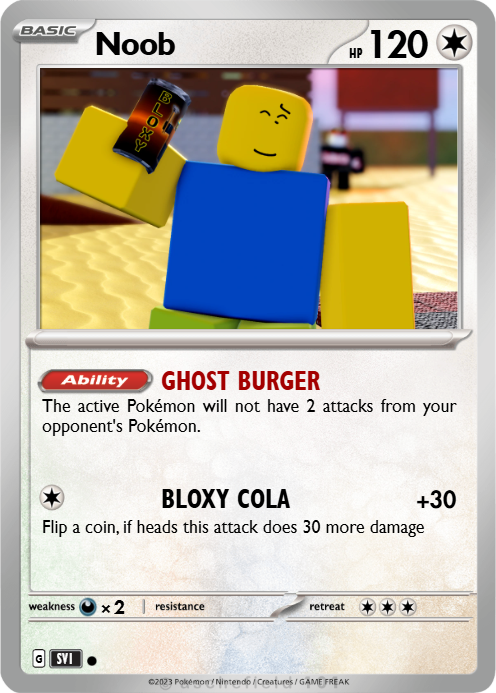 Noob - MatheoXD | Pokécardmaker.net