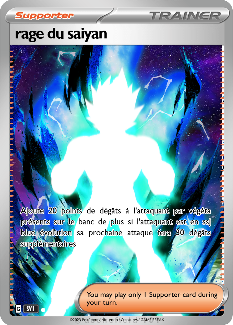 rage du saiyan - Mattcliq | Pokécardmaker.net