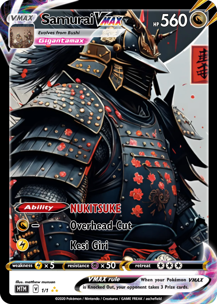 Samurai - Mattmuntz | Pokécardmaker.net