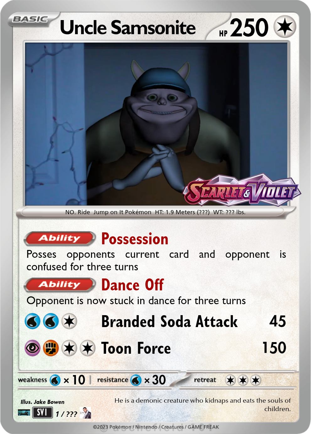 Uncle Samsonite - MattuGoji | Pokécardmaker.net