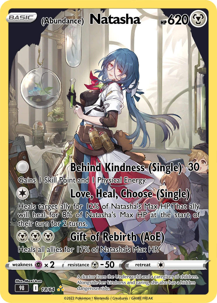 Natasha - Maxi-kun | Pokécardmaker.net