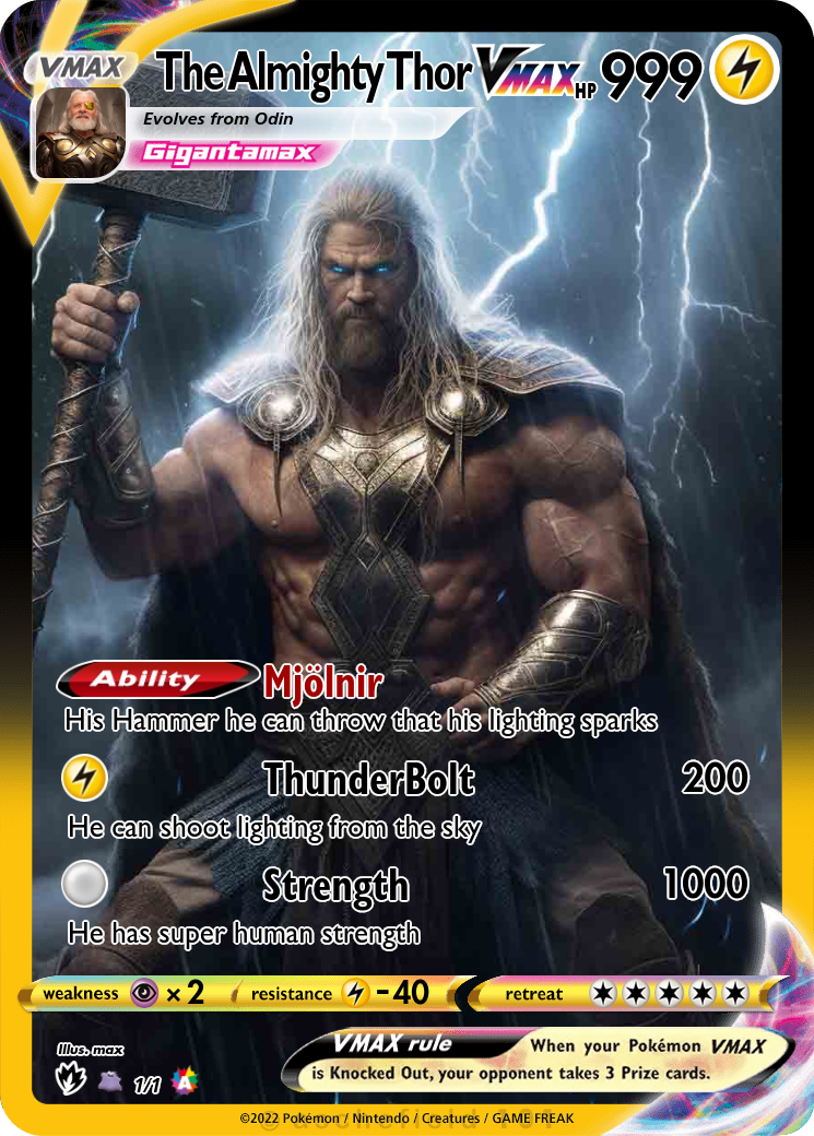The Almighty Thor - Maxii | Pokécardmaker.net