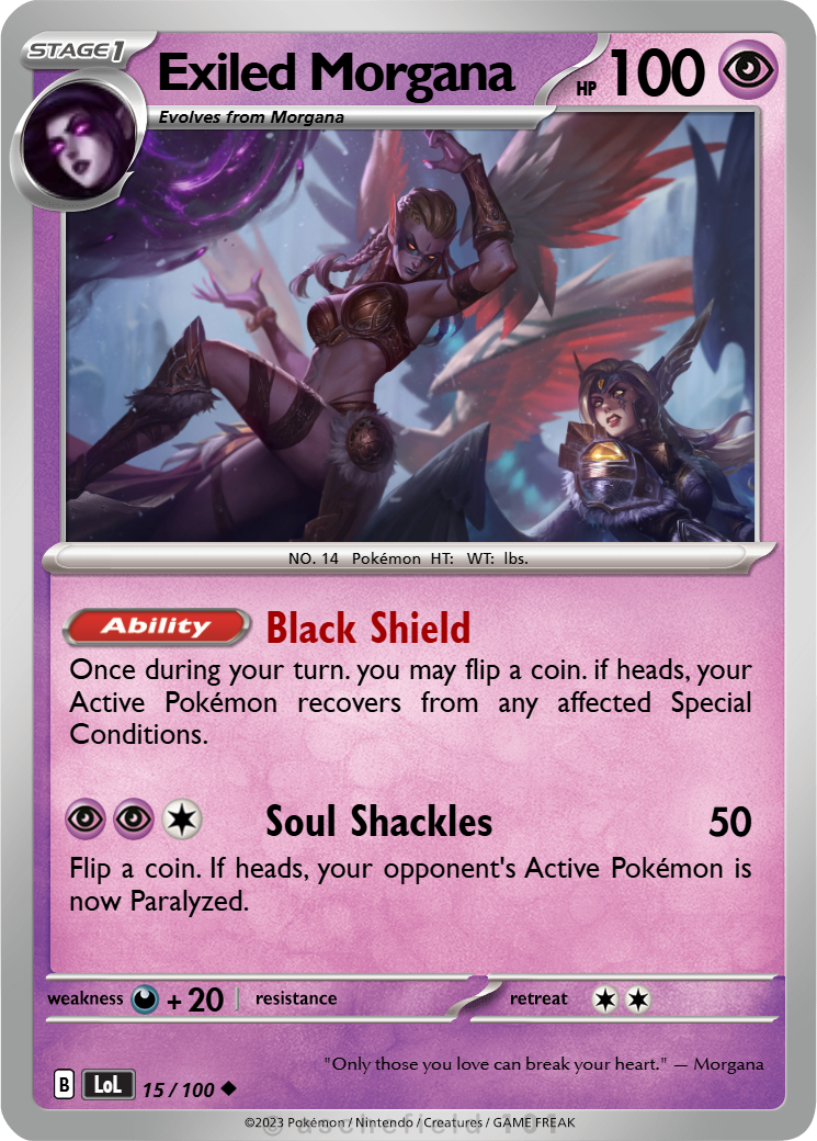 Exiled Morgana - McChicken | Pokécardmaker.net