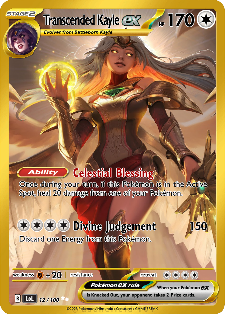 Transcended Kayle - McChicken | Pokécardmaker.net